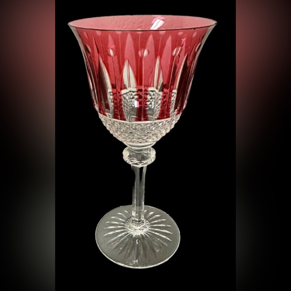 Saint Louis Crystal | Dining | Vintage St Louis Red Crystal Tommy ...